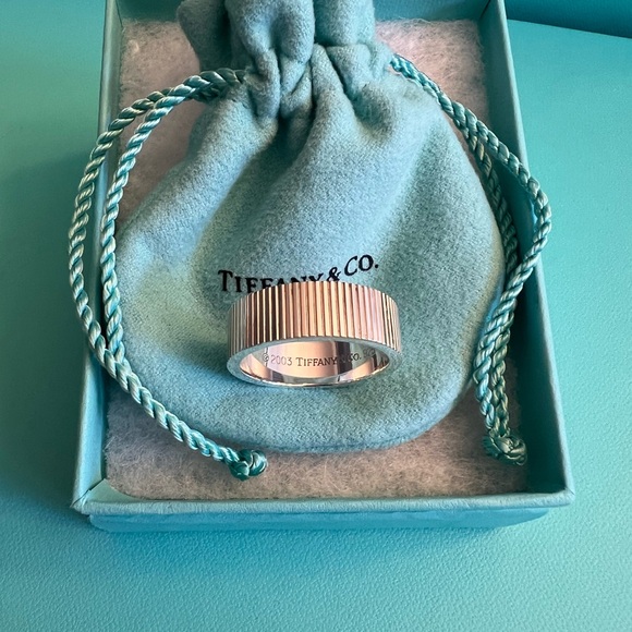 Tiffany & Co. | Accessories | Authentic Tiffany Co Silver Coin Edge ...